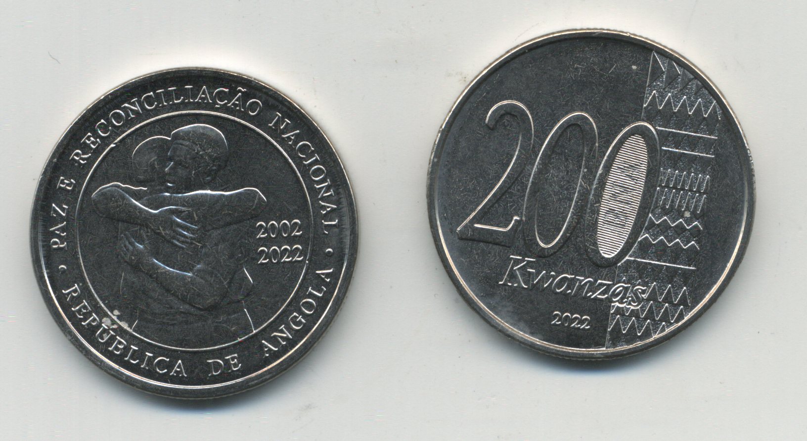 Angola 200 Kwanzas 2022 KM 114 Peace & National Reconciliation UNC ...